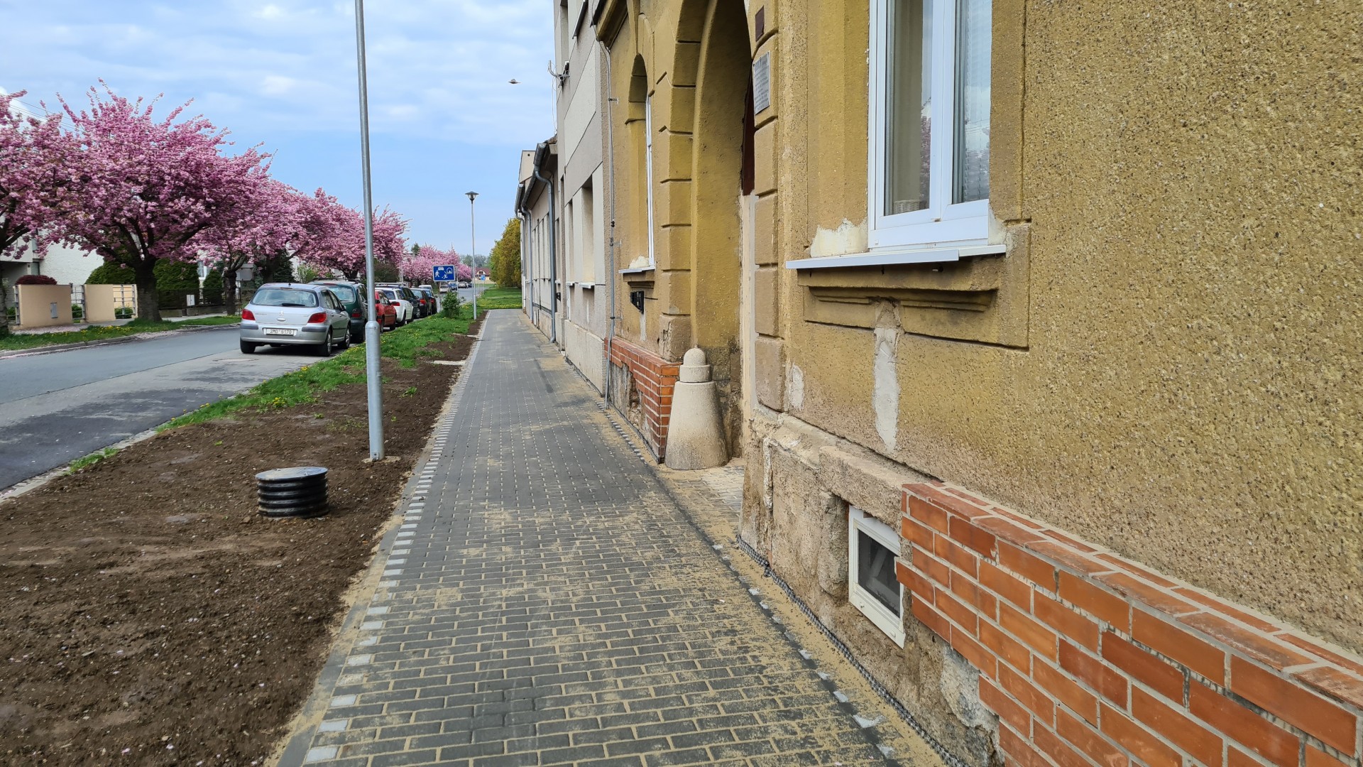 Oprava chodníků 2022 - ul. Nerudova | Prostějov